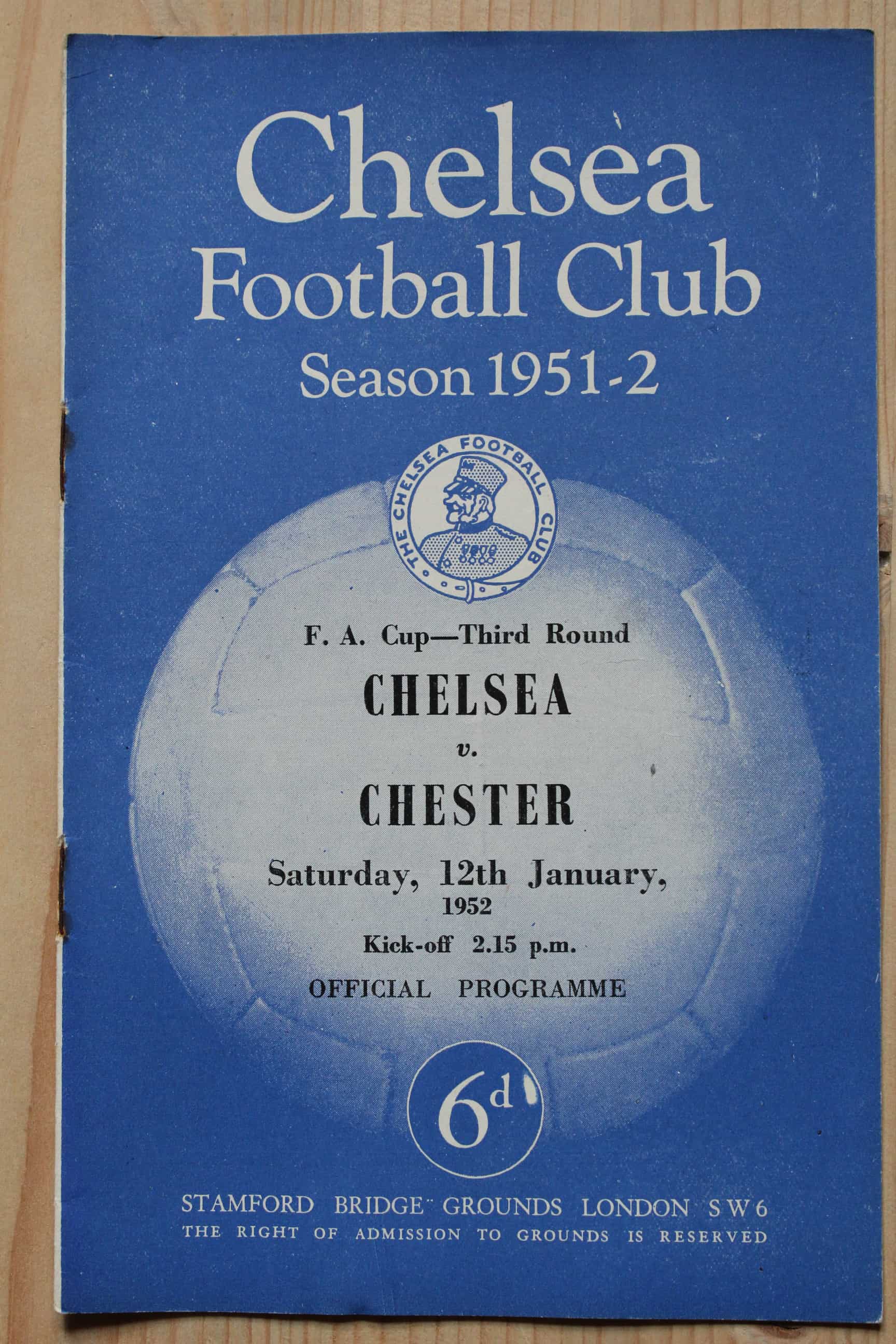 Chelsea Football Programmes for Sale | Match Day Programmes